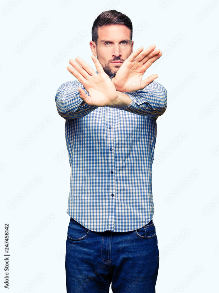 Negative Sign Blue