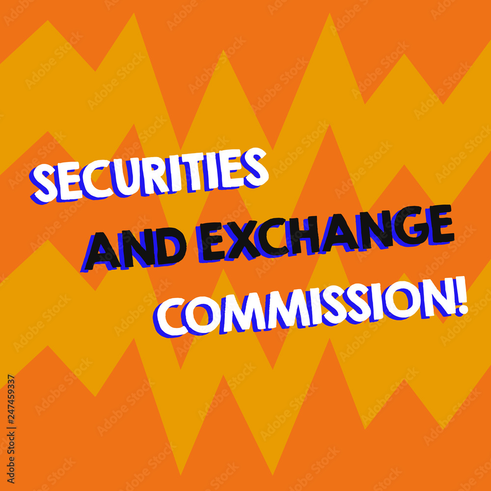 Securities And Exchange Commission Poster