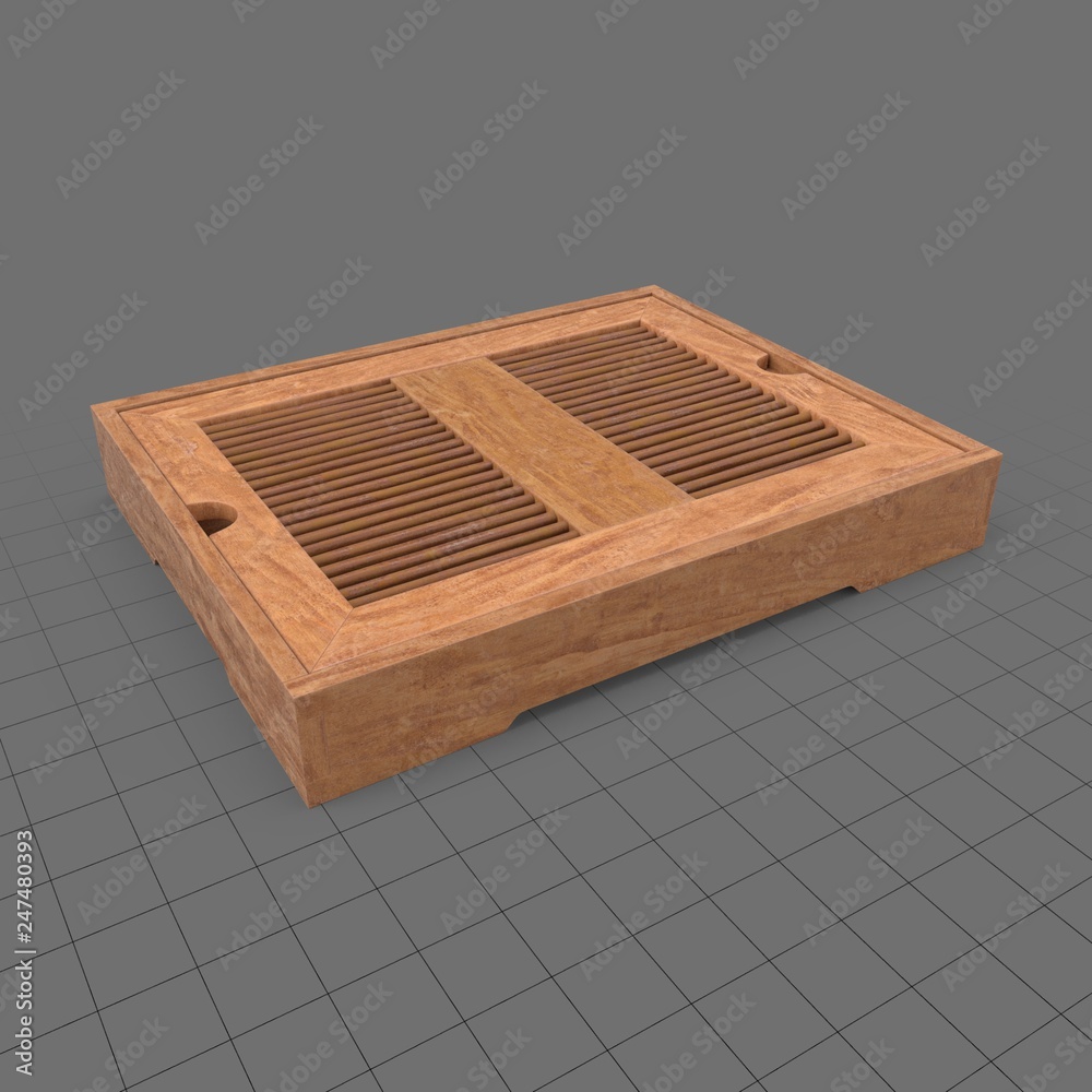 Traditional tea table Stock 3D asset | Adobe Stock