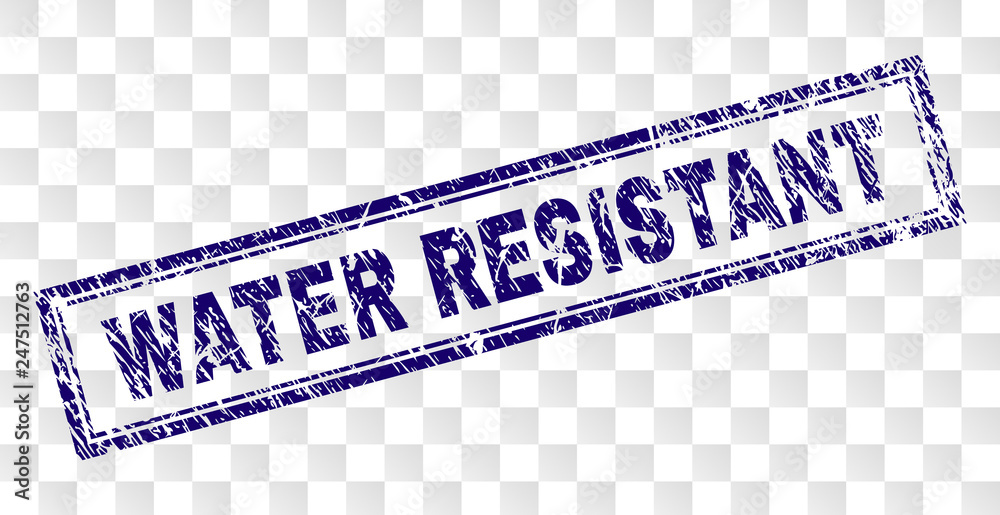 WATER RESISTANT stamp seal print with rubber print style and double ...