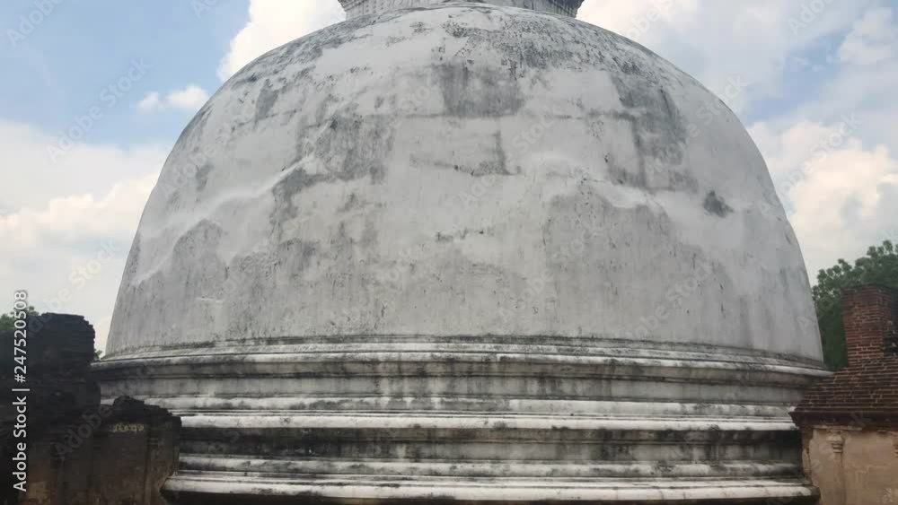 The ruins of an ancient temple, traces of an ancient highly developed ...