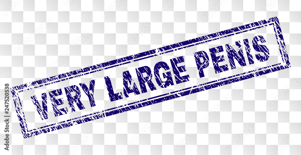 Very Large Penis Stamp Seal Imprint With Rubber Print Style And Double
