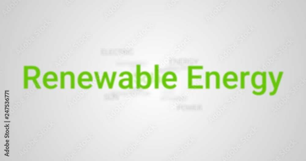 Video Intro showing informations about Renewable Energy (e.g ...