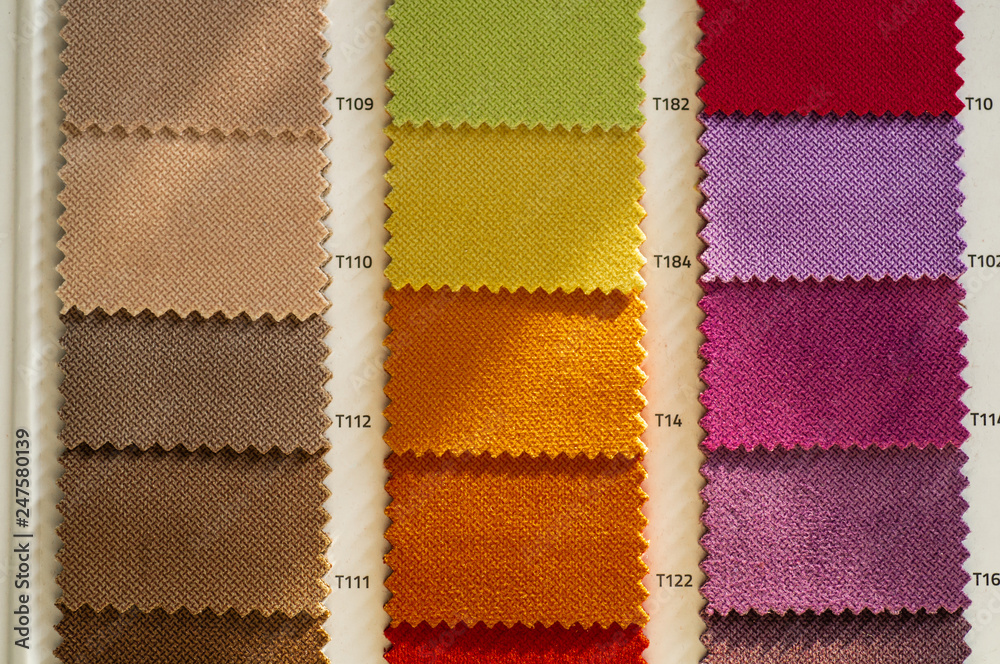 Catalog of multicolored cloth from matting fabric texture background ...