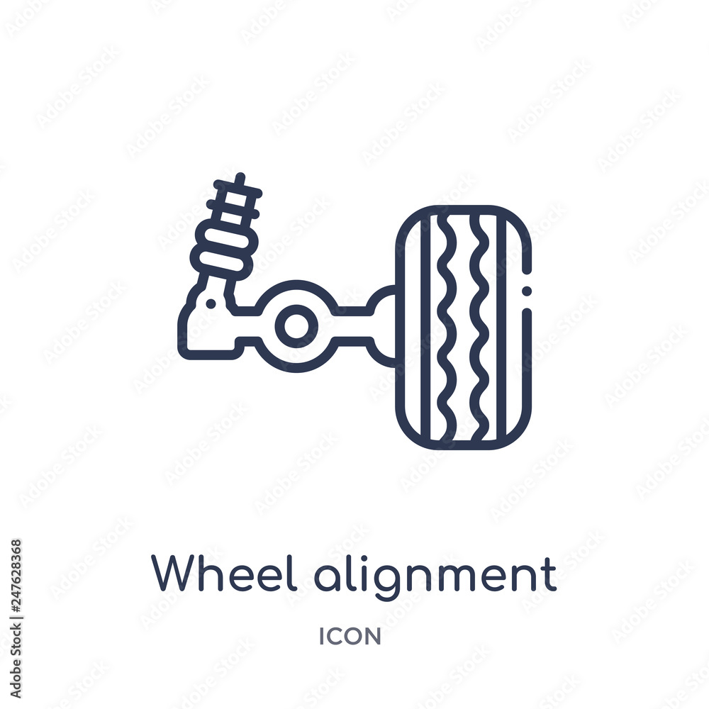 Wheel Alignment Icon