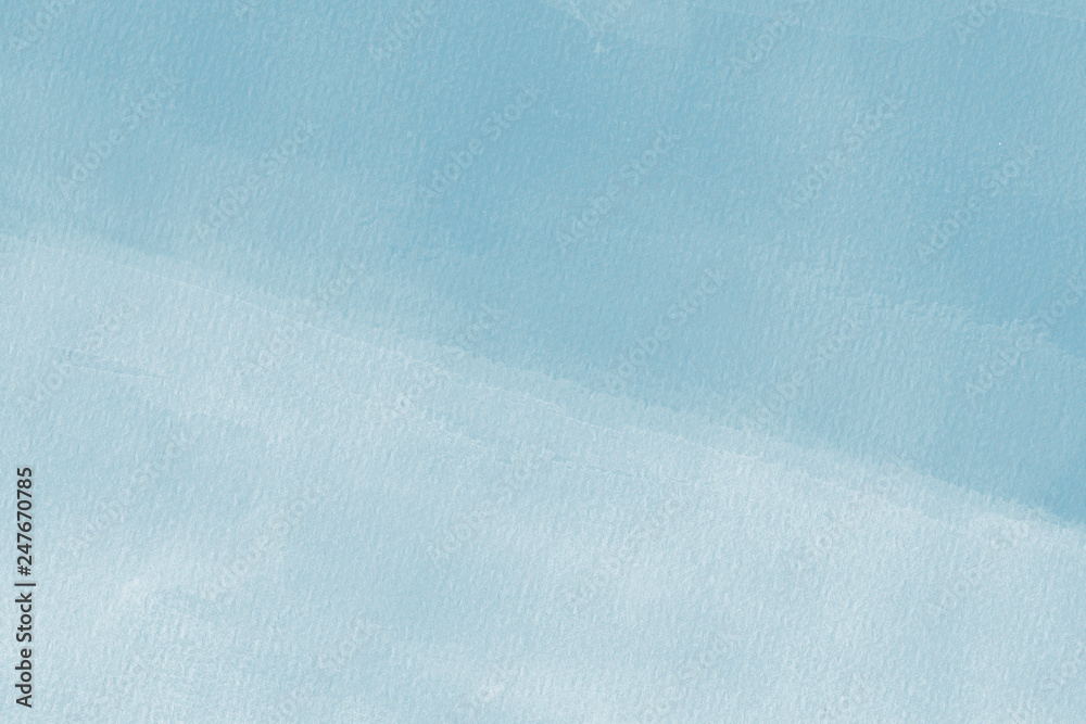 Watercolor blue texture with abstract washes and brush strokes on the ...