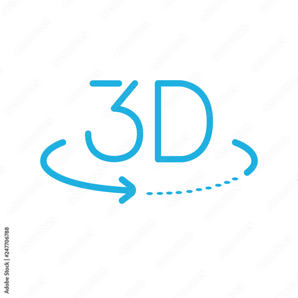 3d Rotate Icon