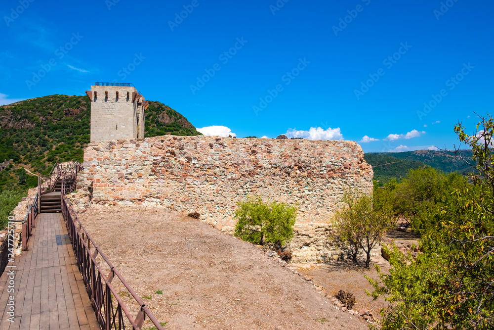 Bosa, Sardinia, Italy - Main tower - Torre Maestra - of the Malaspina ...