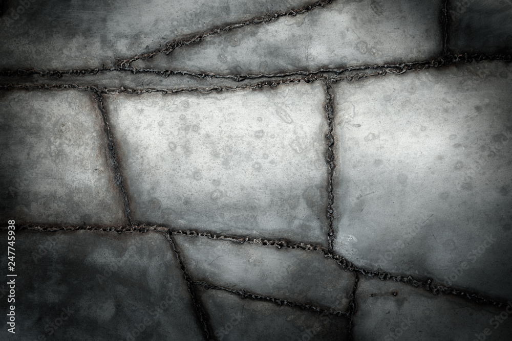 Rough welded metal texture background Stock Photo | Adobe Stock