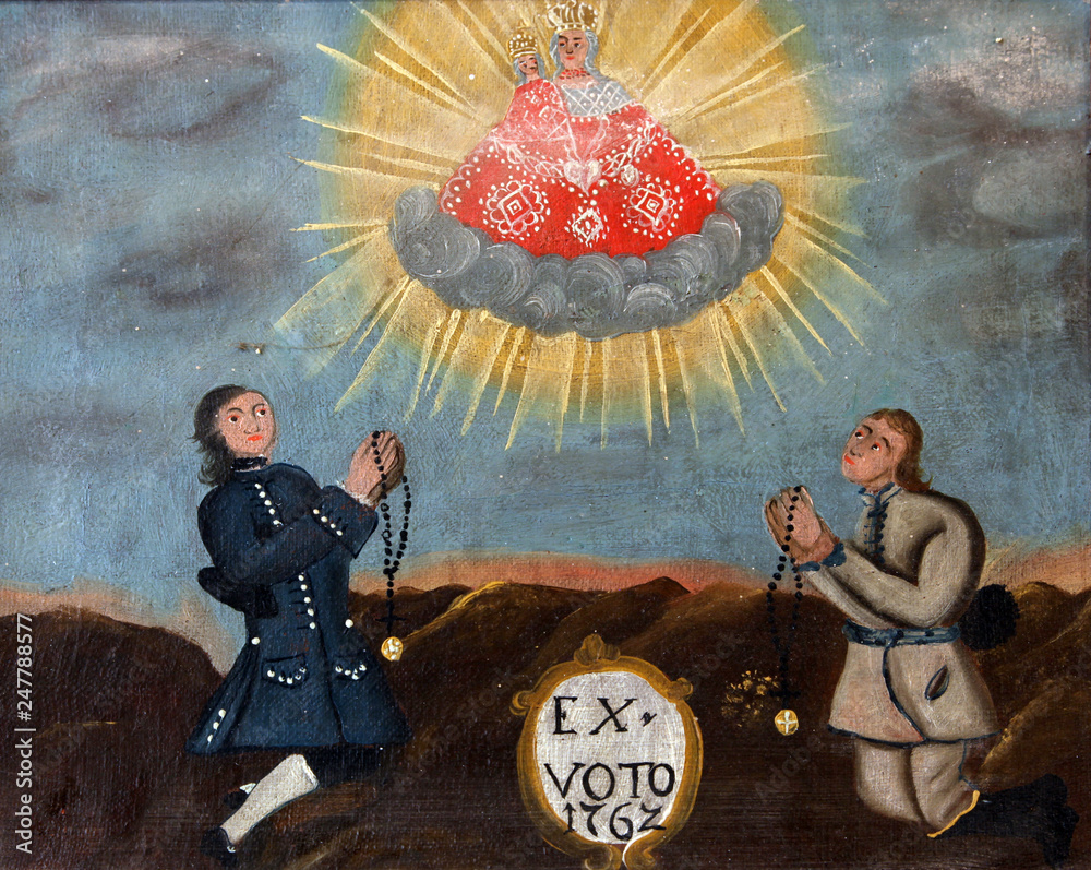 Photo & Art Print Ex Voto, Blessed Virgin Mary, zatletic