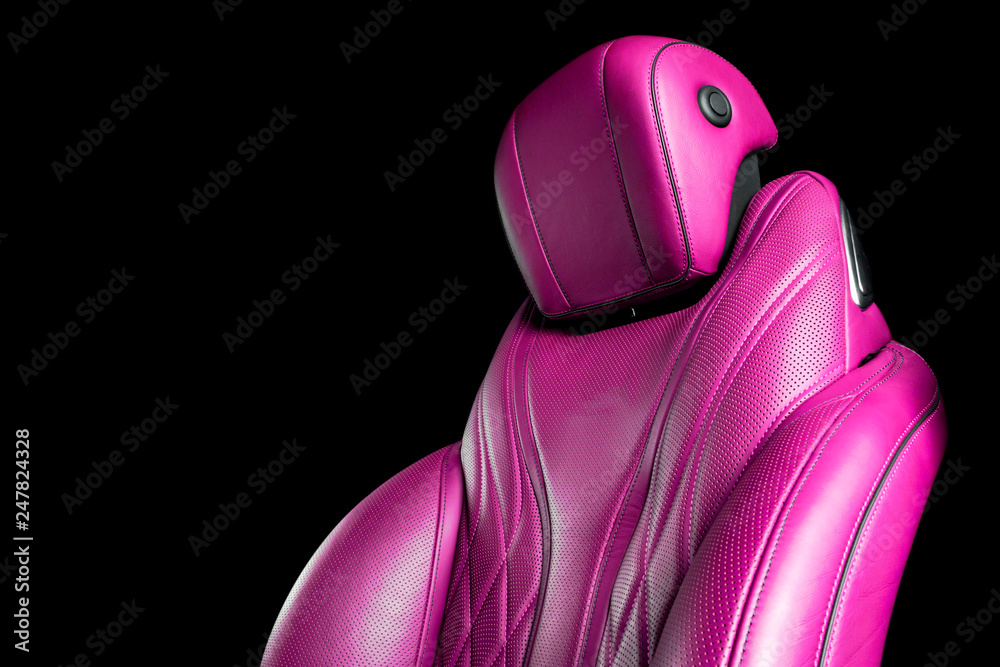 Hot Pink Car Interior