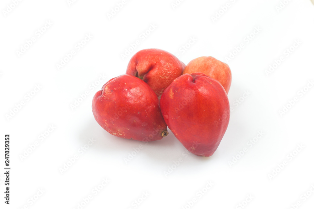 Jambo. Exotic fruit Syzygium malaccense Stock Photo | Adobe Stock