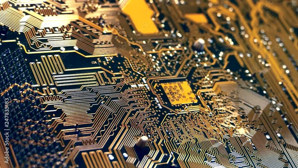 Computer board. Electronics Controller Board Technologies of the future ...