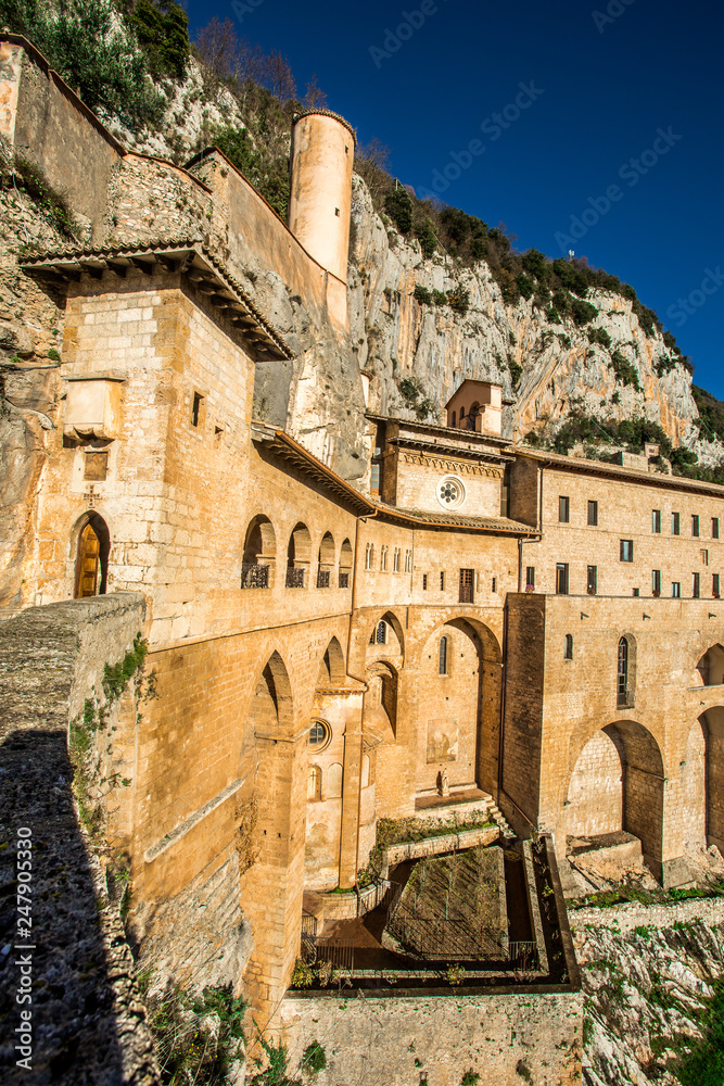 Monastery of Sacred Cave (Sacro Speco) of Saint Benedict in Subiaco ...