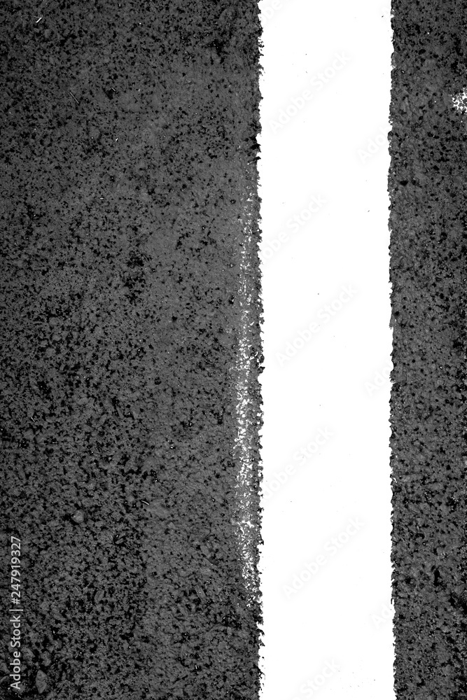 texture of asphalt road with white dashed line top view background ...