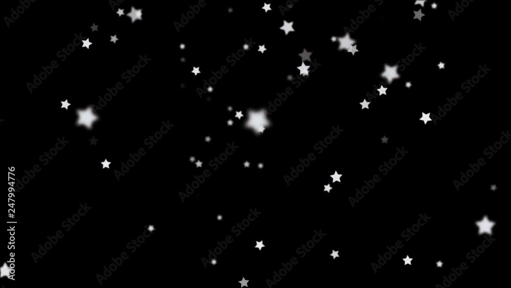Falling Stars cartoon over black background very easy to use them over ...