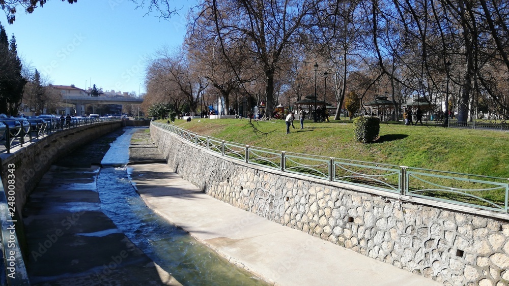 power, factory, industry, sky, industrial, building, chimney, river ...