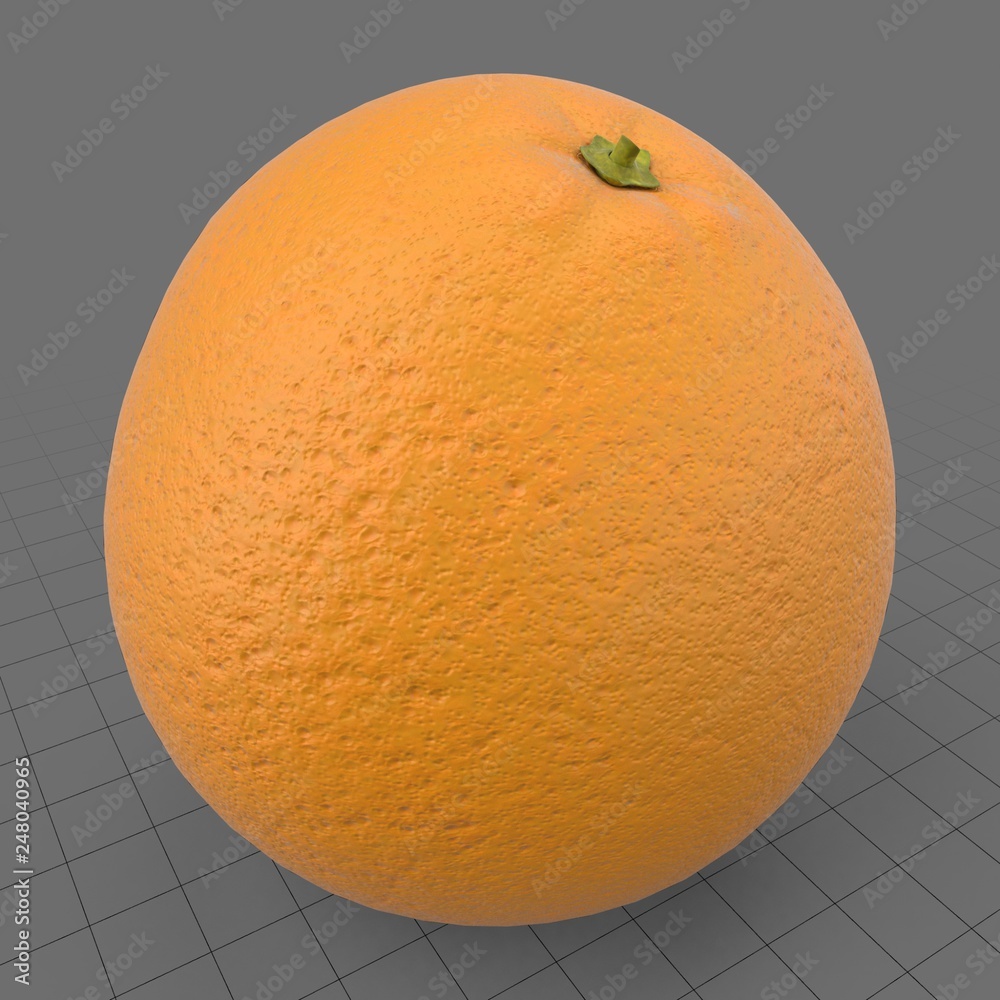 Orange Stock 3D asset | Adobe Stock