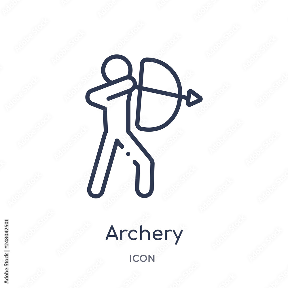 Olympic Archery Symbol