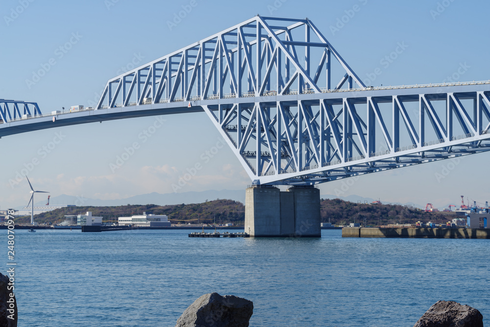 Tokyo Gate Bridge over Tokyo Bay in Japan. Stock Photo | Adobe Stock