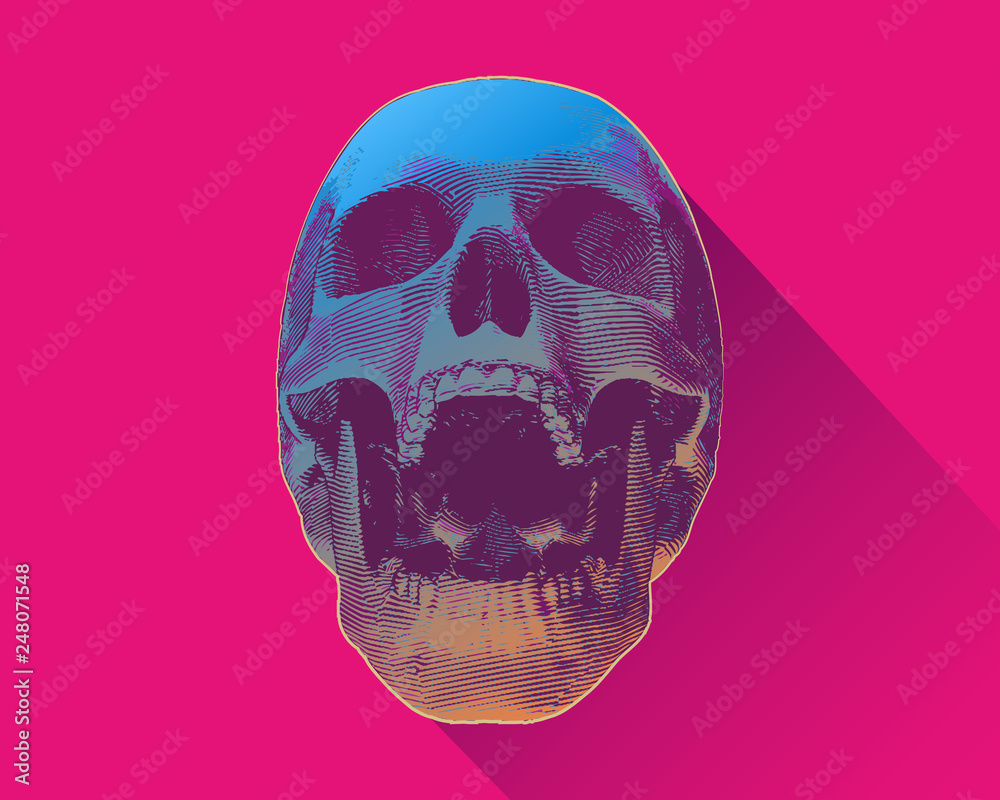 Screaming Skull Wallpaper
