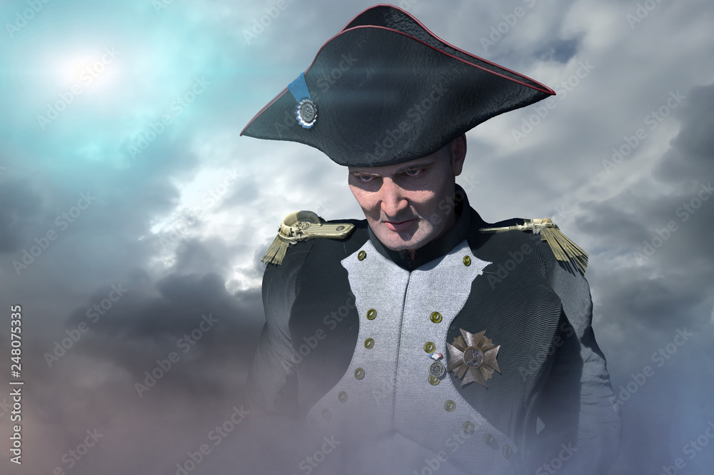 Napoleon Bonaparte, military leader and statesman of the 18th century ...