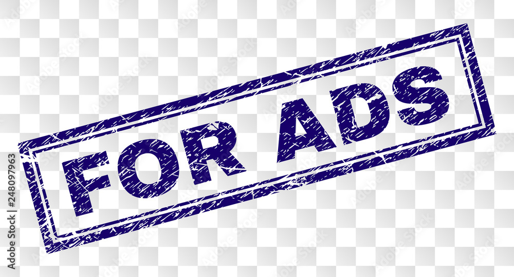 FOR ADS stamp seal imprint with rubber print style and double framed ...