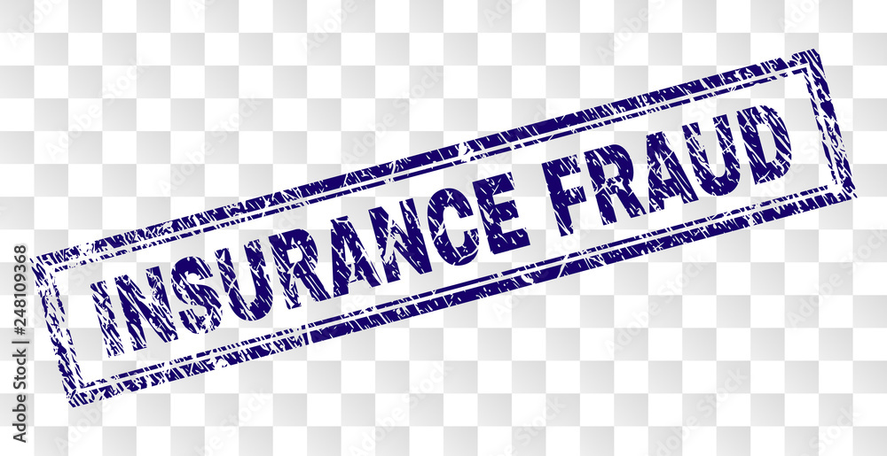 Vecteur Stock INSURANCE FRAUD stamp seal print with dirty style and ...