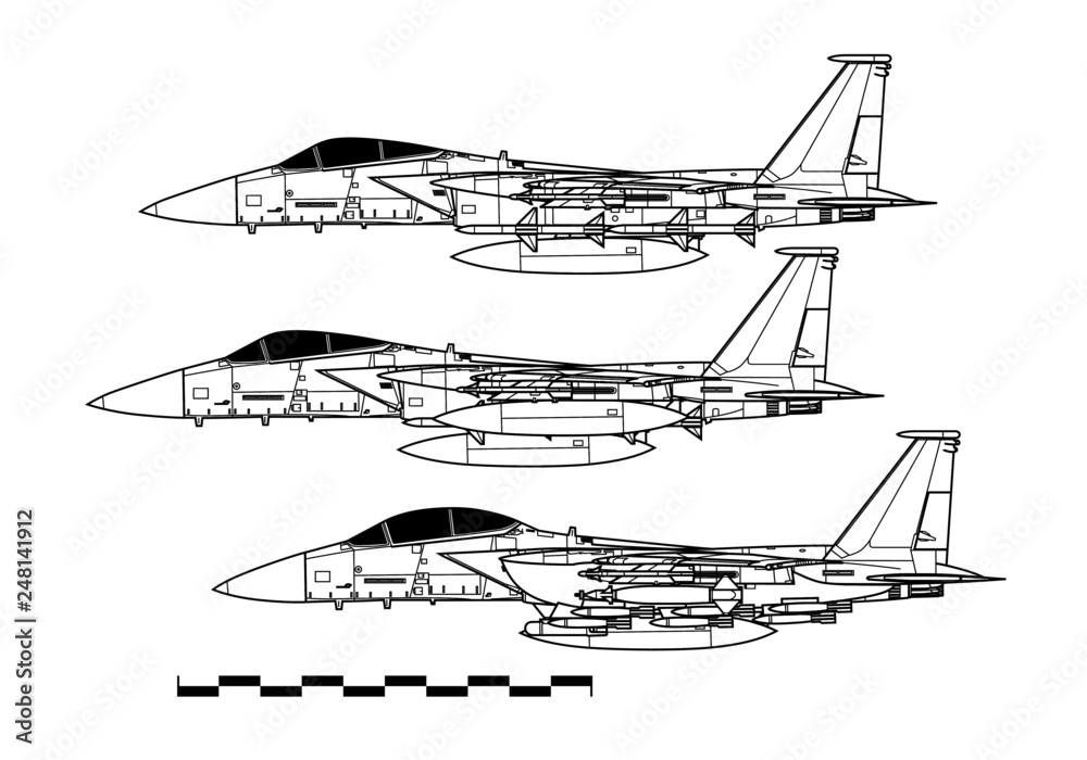 F 15 Drawing
