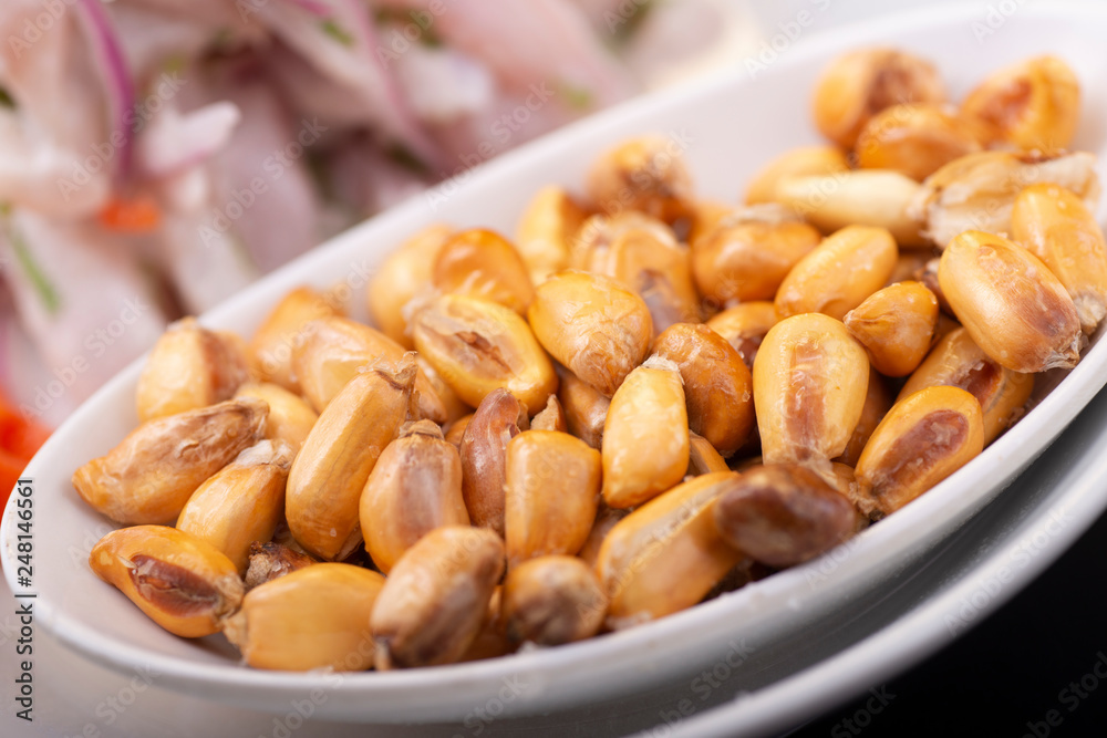 Cancha Peruana Serrana Toasted Corn Stock Photo | Adobe Stock
