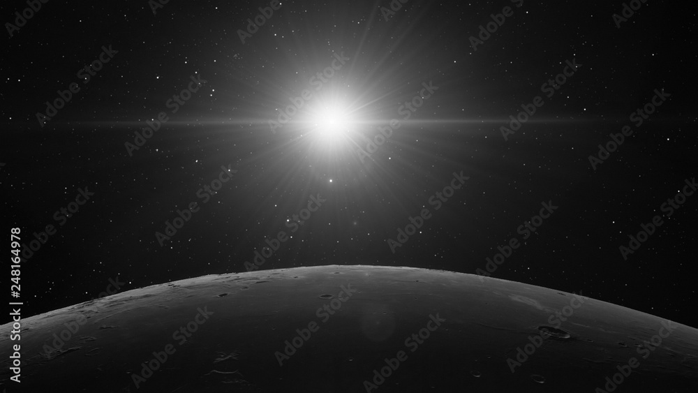 Half Moon Background / Realistic moon / The Moon is an astronomical ...