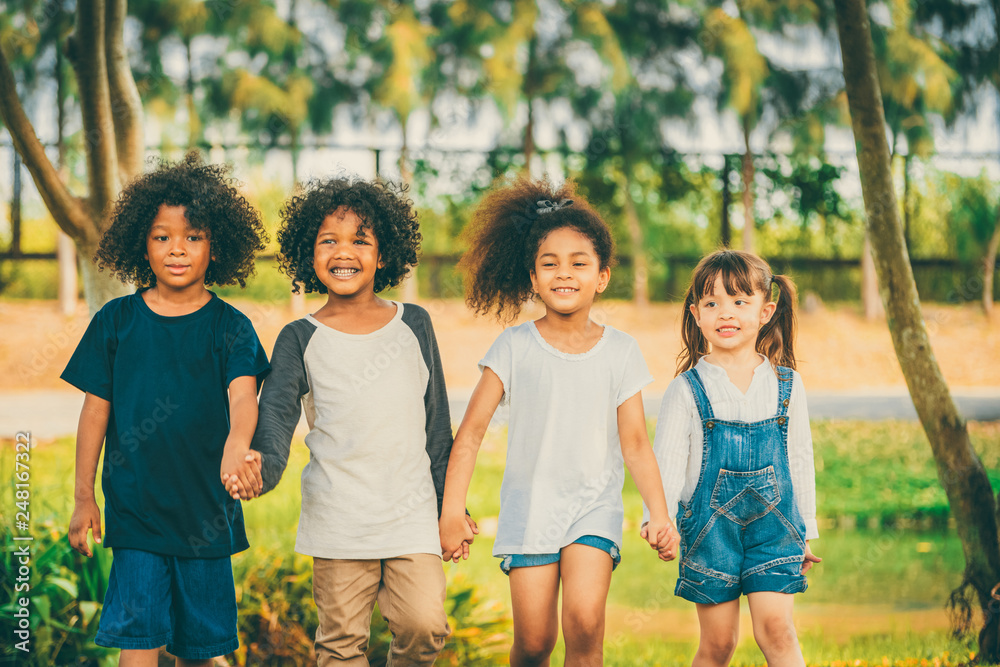 Happy African American Children