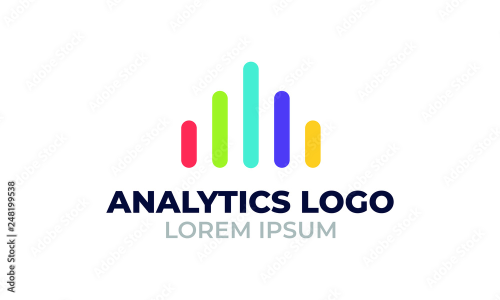 Analytics Logo, Chart Logo, Graphic Logo, Finance Business Modern and ...