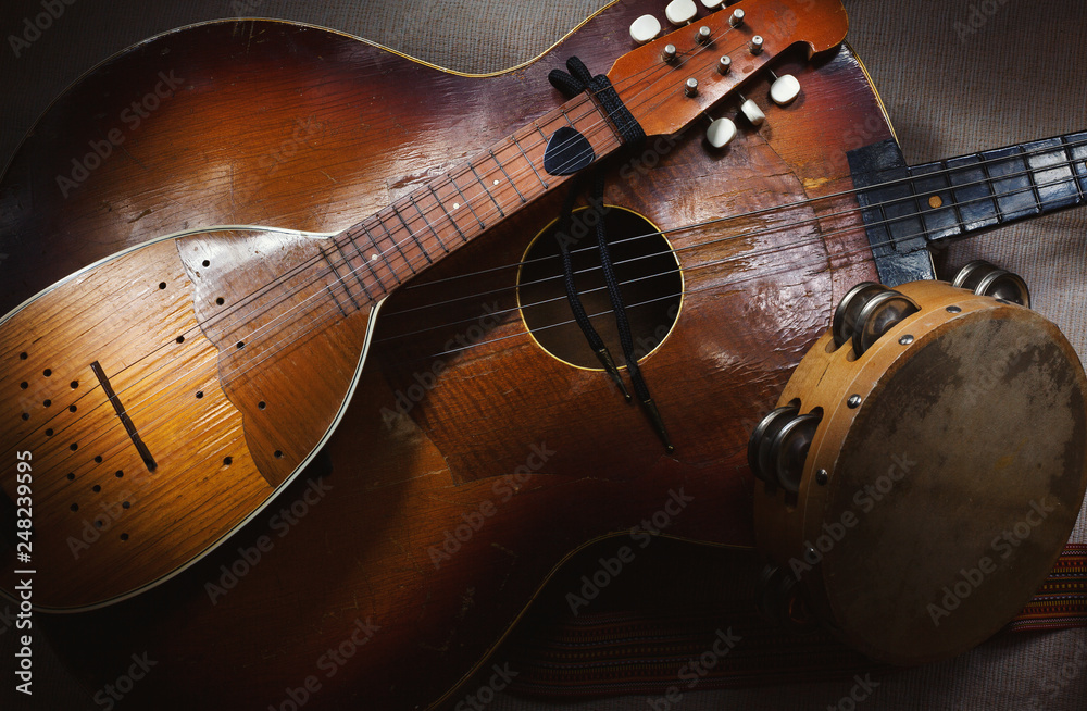 Balkan String Instruments Tamburica Stock Photo | Adobe Stock