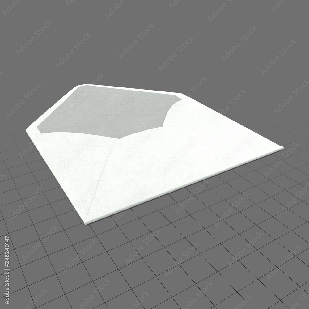Small envelope open Stock 3D asset | Adobe Stock