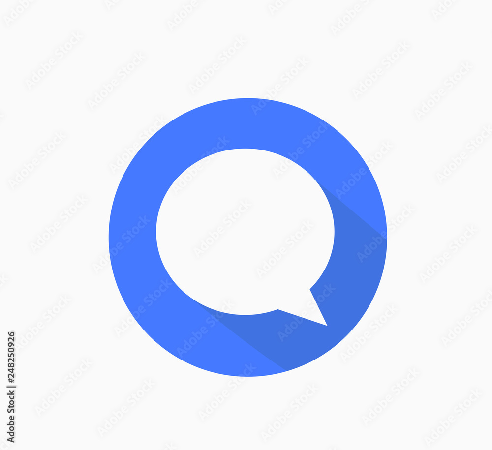 Blue Message Icon Png