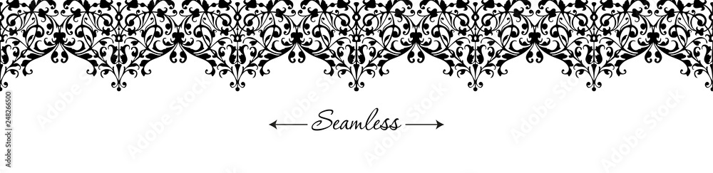 Flowers Black And White Headers