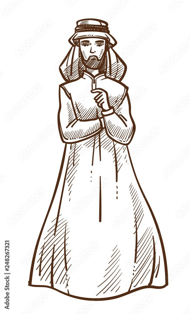 Muslim People Clipart Drawings