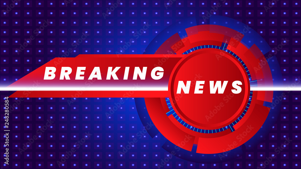 Breaking News Tv Banner