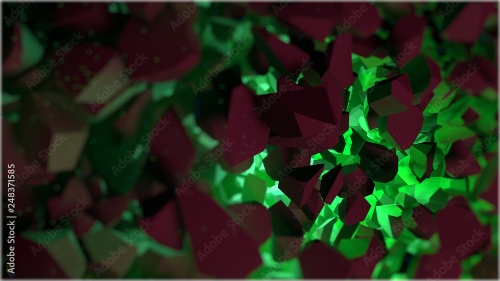 Magical explode rock game wallpaper background Stock Illustration ...