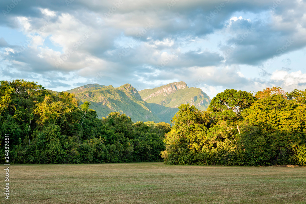 Beautiful afternoon in the Amazon Rainforest as seen from Yutaje ...