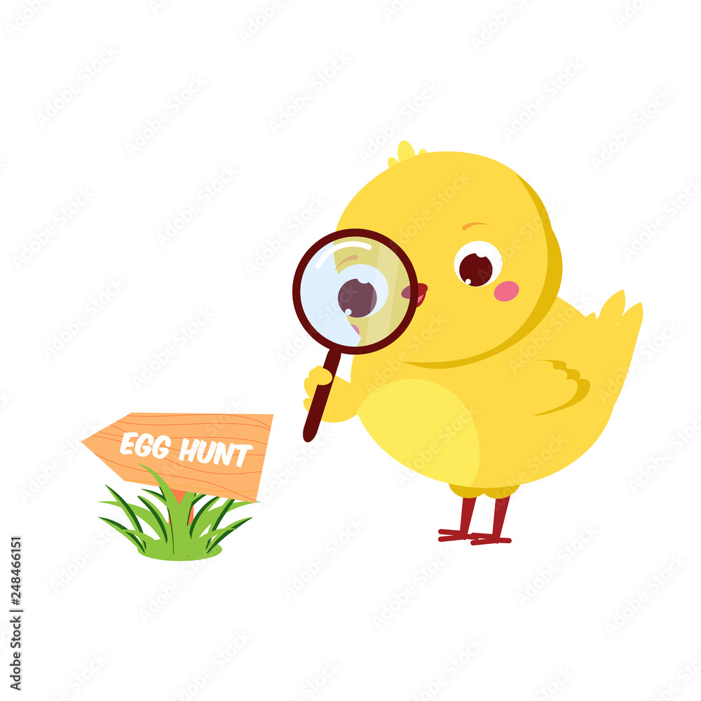 Easter Egg Hunt Cartoon