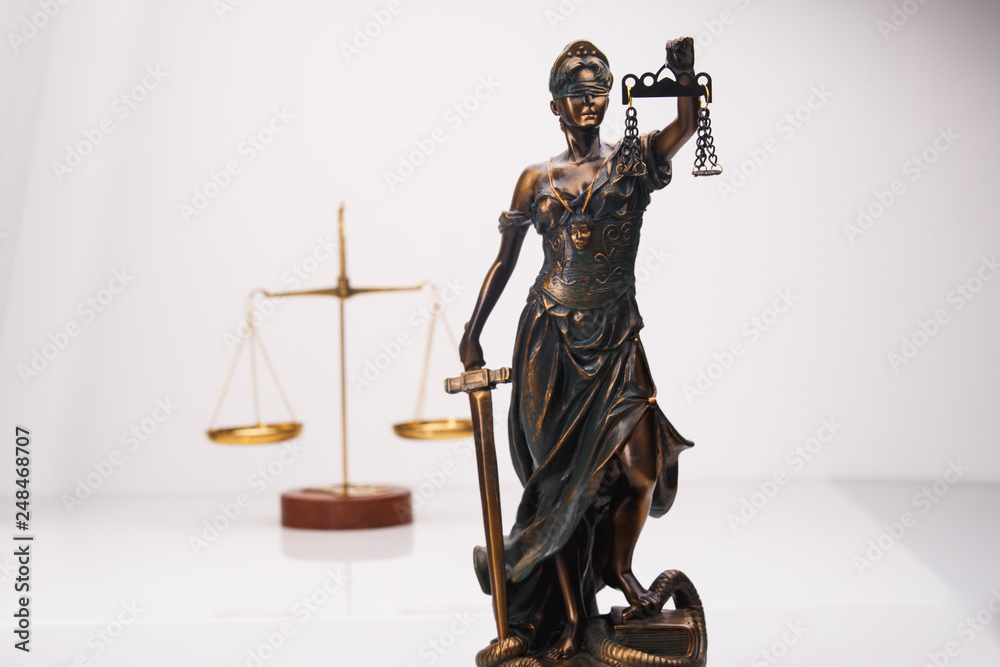 The Statue of Justice symbol, legal law concept Stock Photo | Adobe Stock