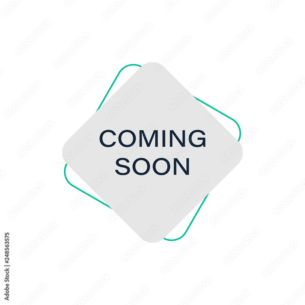 color tag coming soon icon. Element of discount tag. Premium quality ...