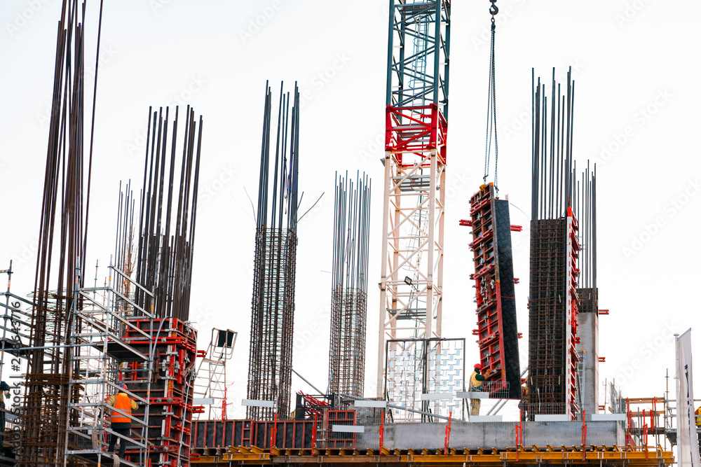 Knitting valves for load-bearing walls. Monolithic frame construction ...