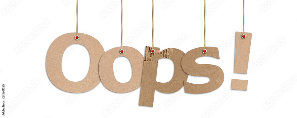 oops Stock Photo | Adobe Stock