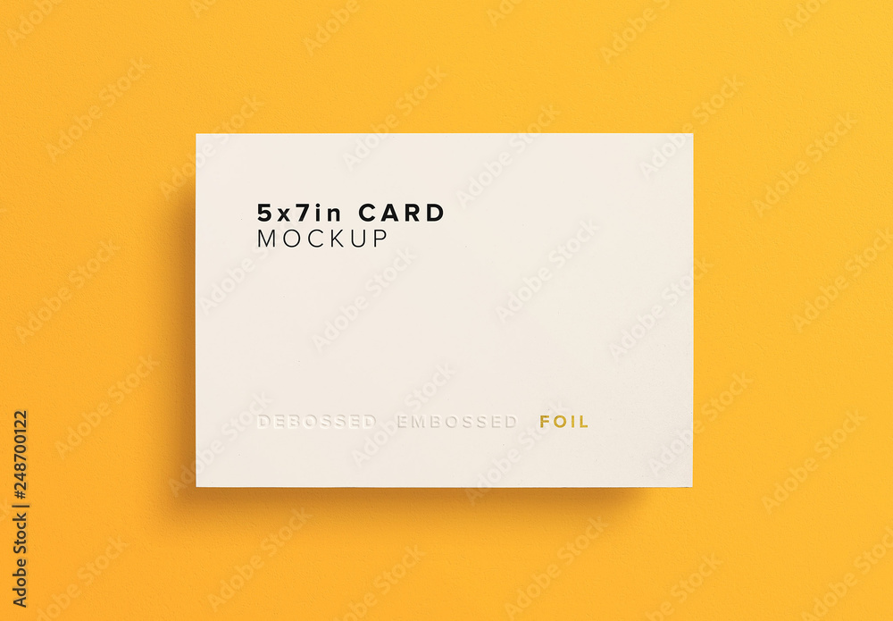 Card Mockup Stock Template | Adobe Stock