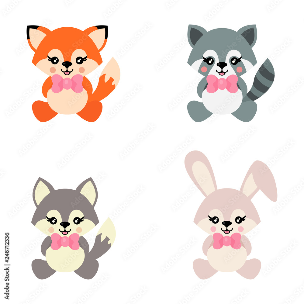Fox And Wolf Cute