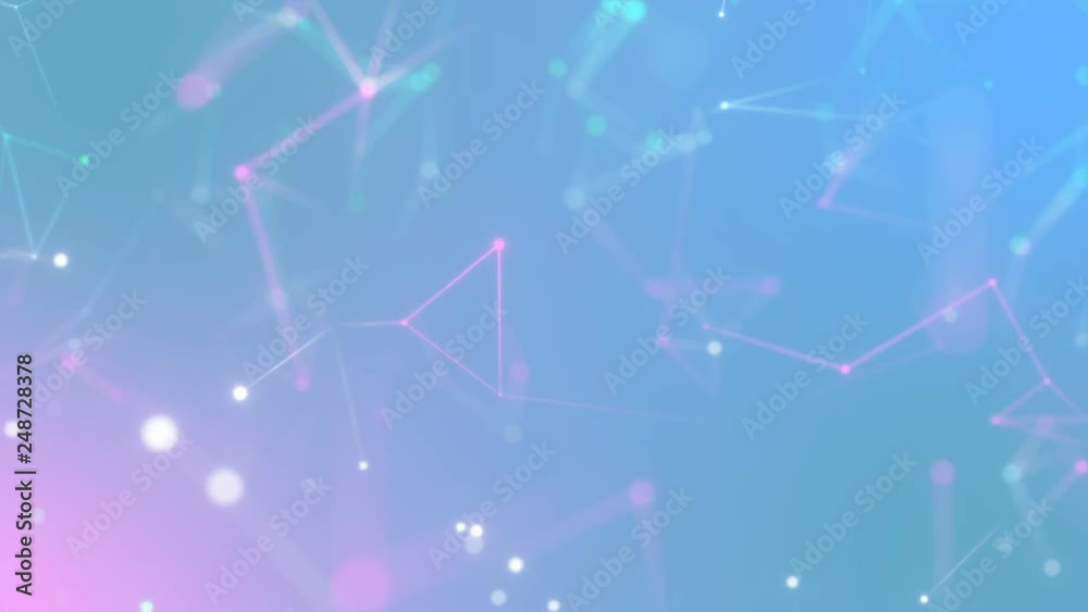 Deep animation background.Visual screen with holographic computer icons ...