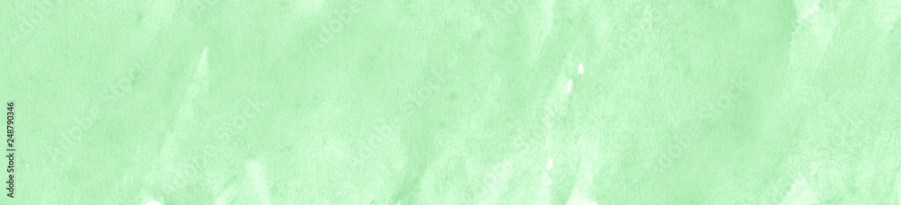 Light green watercolor frame with torn strokes and stripes. Abstract ...